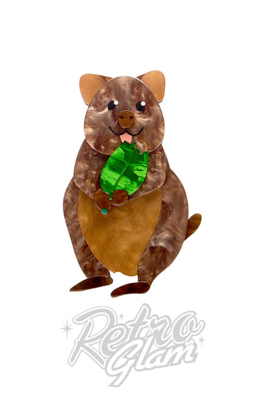 Erstwilder Quinn The Quokka Brooch – Retro Glam